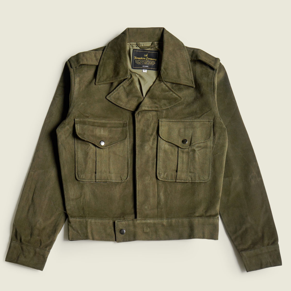 Harold Battle Dress Jacket - Olive - Timechine Co.